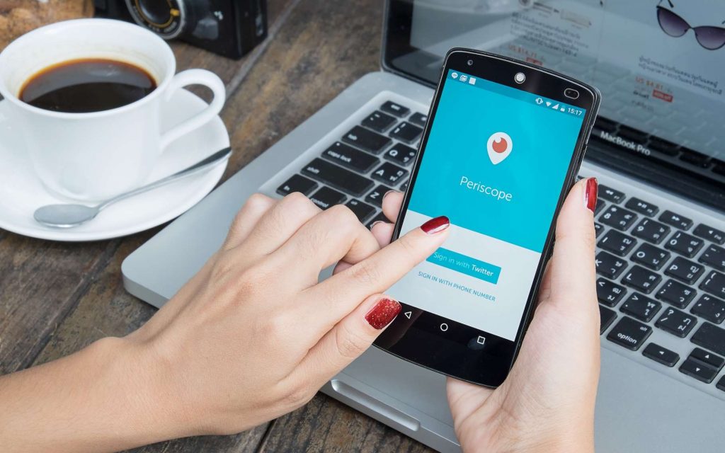 Periscope : une application permettant de faire des vidéos en live.